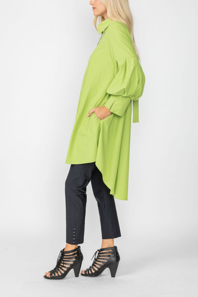 Lime Bell Sleeve & Back Yoke Eyelet Point Jacket – IC Collection