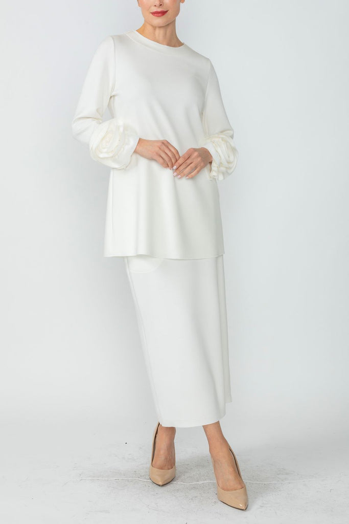 White Pencil Skirt – IC Collection