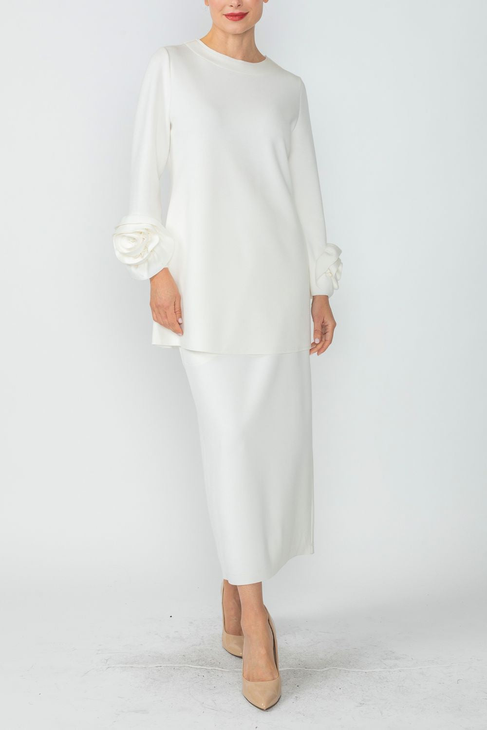 White Pencil Skirt – IC Collection