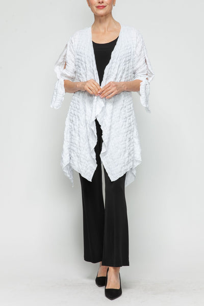 White Dolman Sleeve Open Jacket – IC Collection