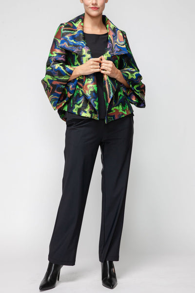 Multi-Color Big Collar Jacket – IC Collection