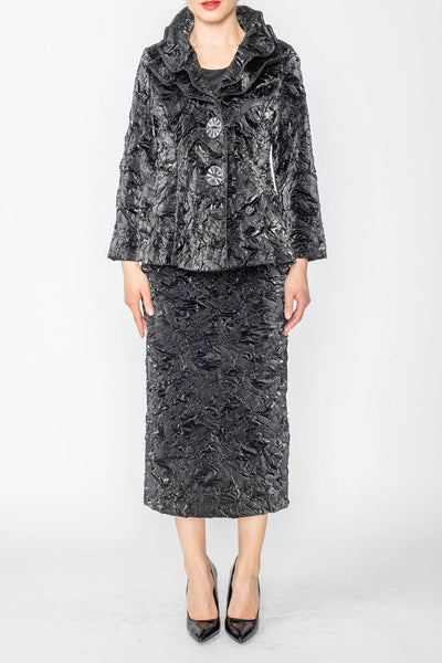 Double Layered Wire Collar Jacket – IC Collection